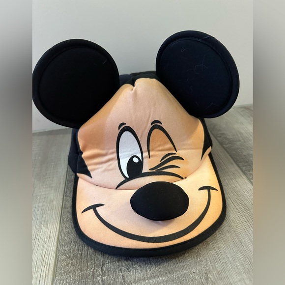 Disney | Accessories | Vtg Walt Disney World Mickey Mouse Adult Hat ...